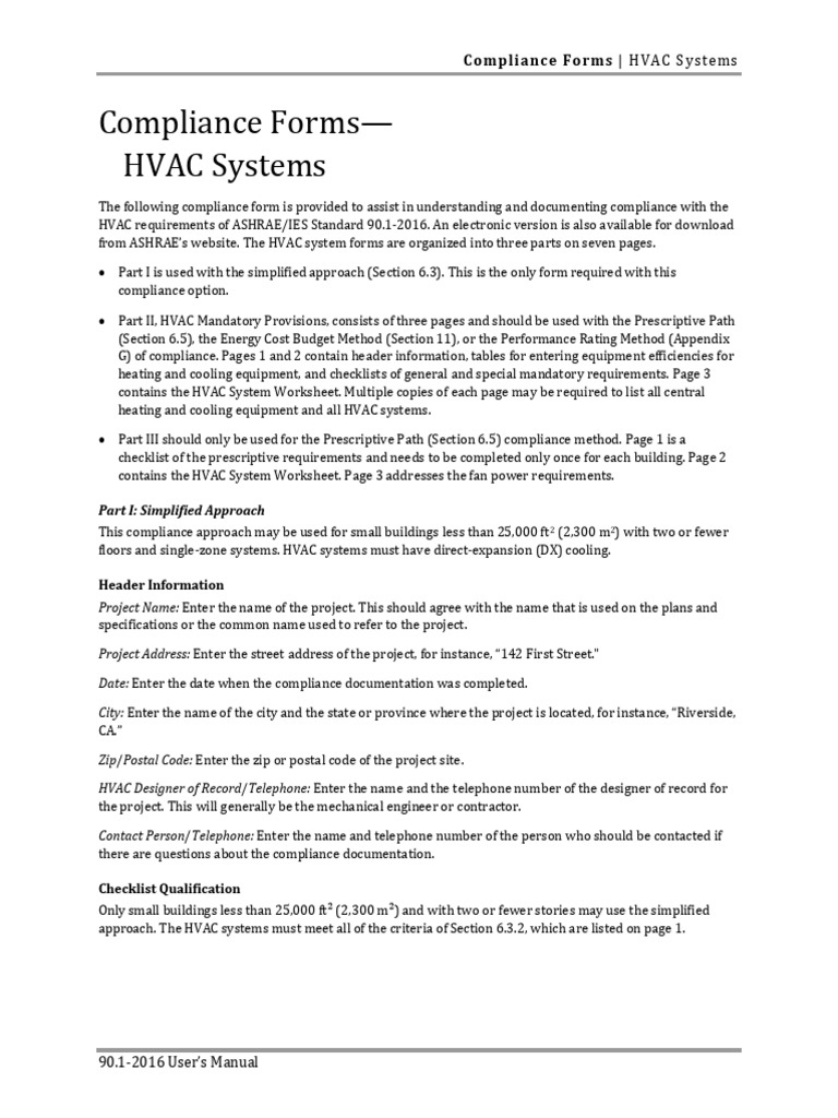 HVAC Compliance Forms Guide | PDF | Thermostat | Refrigerator