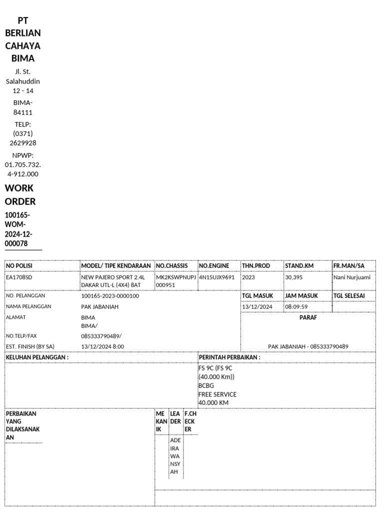 BSI - Work Order - 2024-12-13T081058.840 | PDF