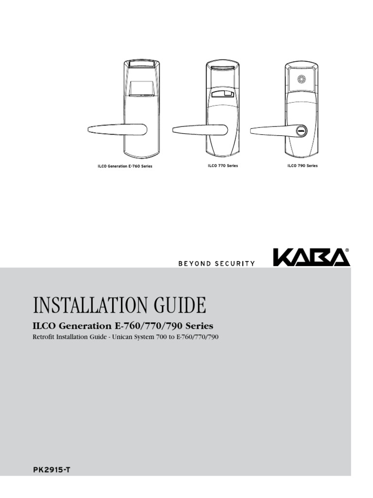 Installation Guide Generation e 760 770 790 Series Pk2915 | PDF | Screw