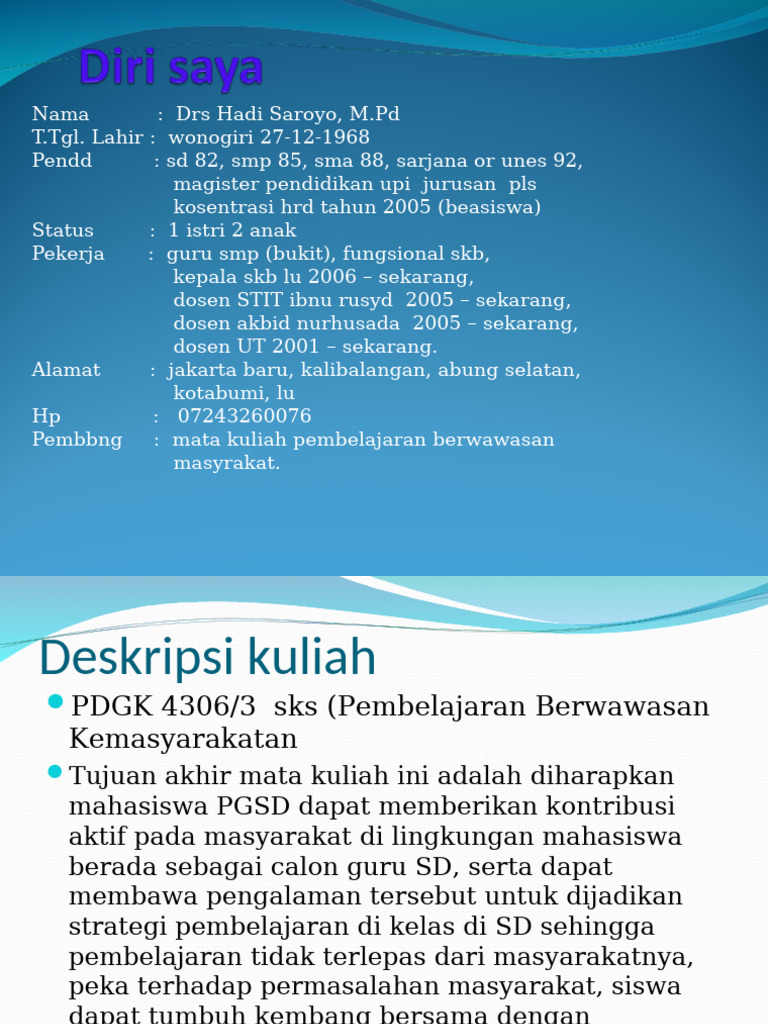 POWER POINT (Ppt) Pertemuan 1- 8 | PDF