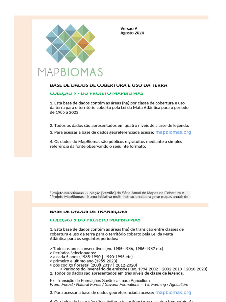 Mapbiomas Brazil-col.9-Atlantic Forest Law | PDF | Agricultura