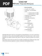 Swelore Dosing Pumps Overview | PDF | Pump | Valve