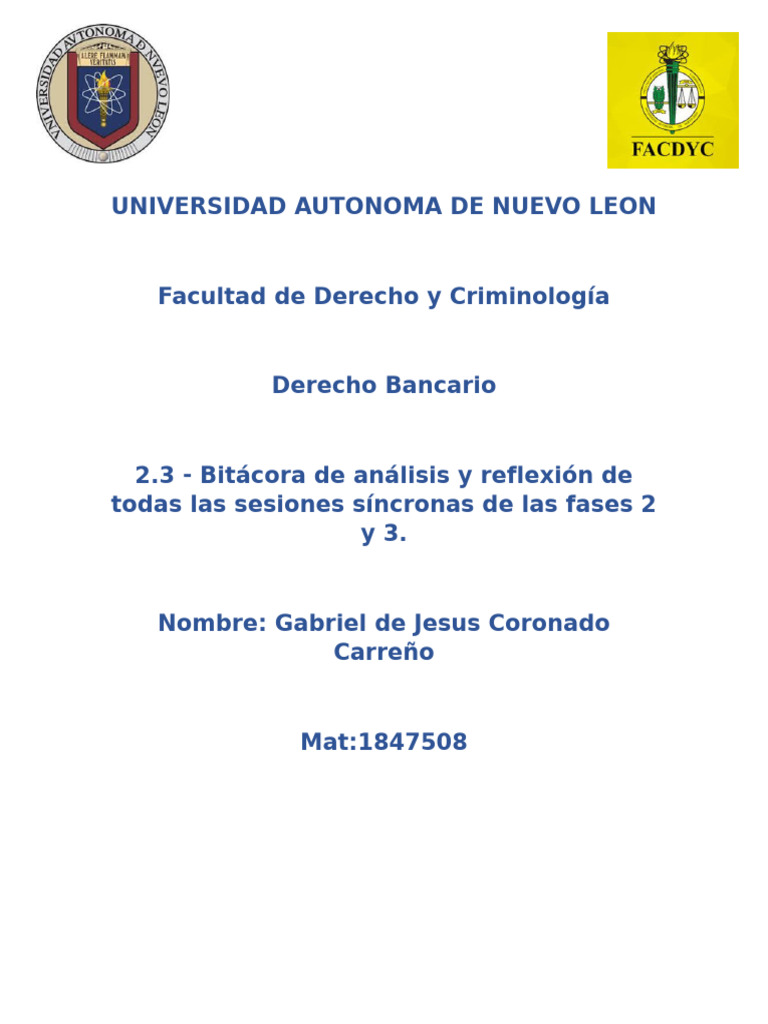 GJCC 2.3.bitacora | PDF | Bancos | Inclusión financiera