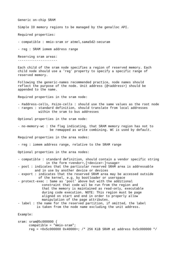 sram | PDF | System Software | Software Engineering