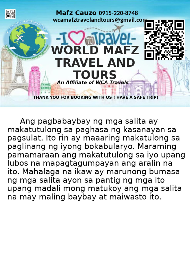 Powerpoint Pagbaybay NG Salita | PDF