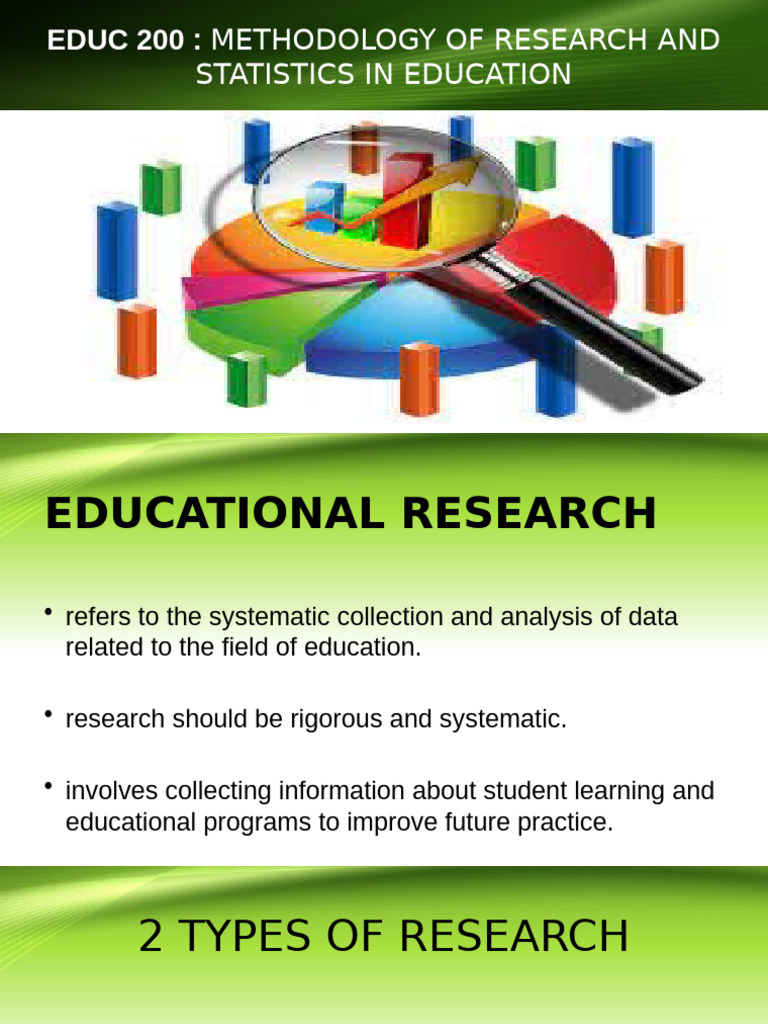 Educ 200 Educational Research | PDF | Methodology | Science