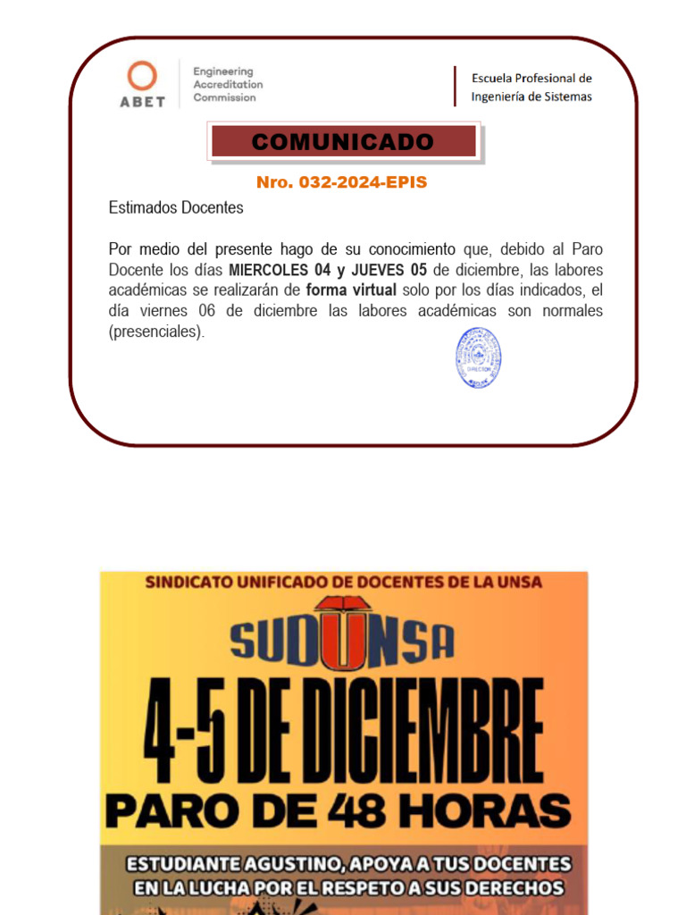 COMUNICADO 32-2024 | PDF