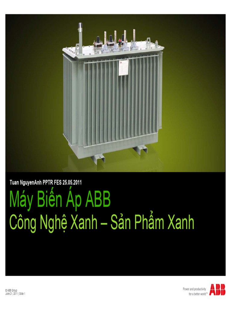 May Bien Ap Xanh Cua ABB | PDF