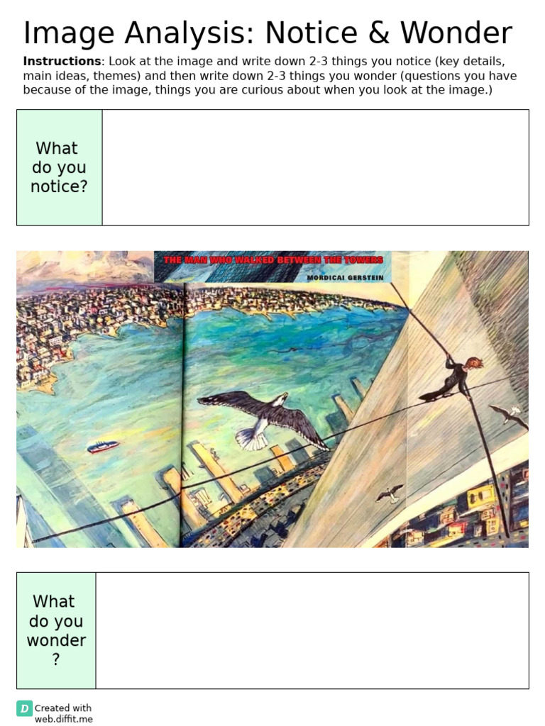 The Man Who Walked Between the Towers By Mordicai Gerstein Once there ...