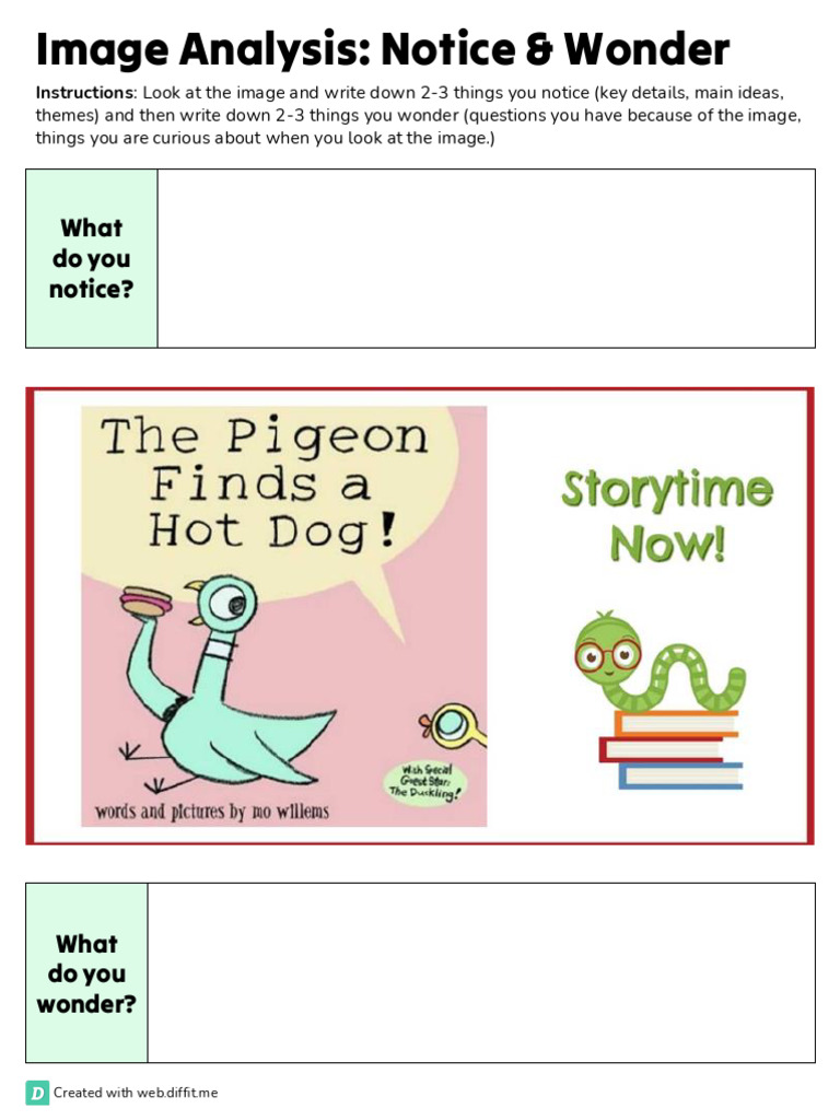 The Pigeon Finds A Hotdog - Kids Books Read Aloud | PDF