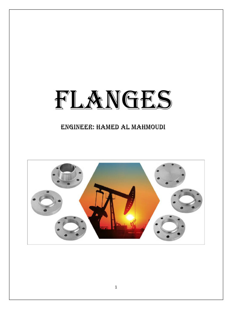 Flanges | PDF | Pipe (Fluid Conveyance) | Mechanical Engineering