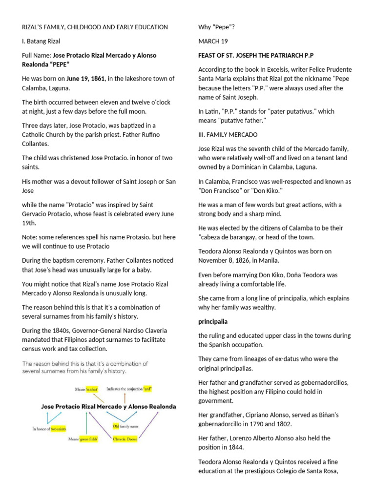 RIZAL 3rd PPT Reviewer | PDF