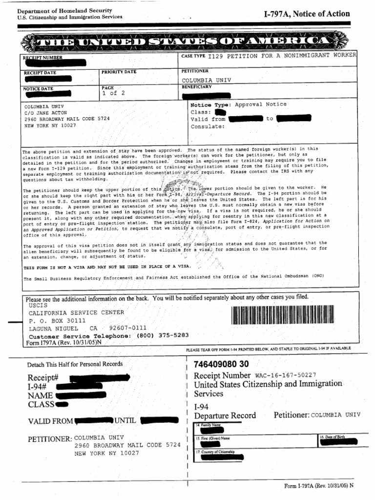 I 797 | PDF