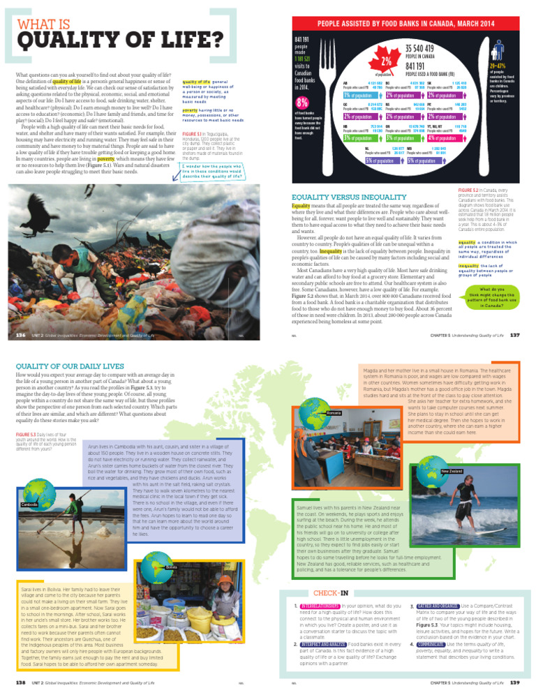 Ch5 Sb Topic1 | PDF | Quality Of Life | Economic Inequality