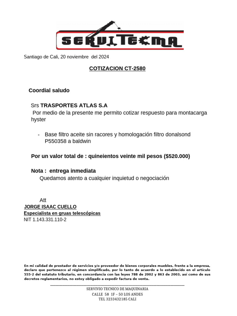 Atlas Base Filtro | PDF