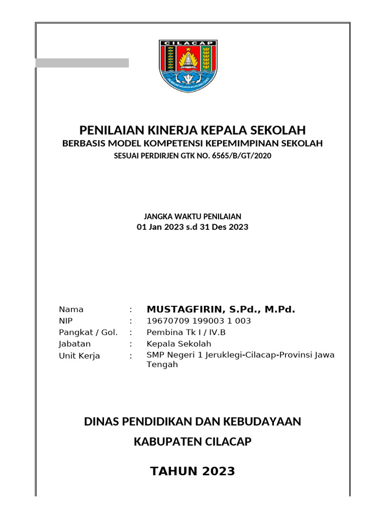 Instrumen PKKS 2023 SMPN 1 Jeruklegi | PDF