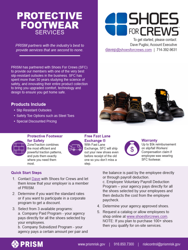 Protective Footwear | PDF | Shoe | Payroll