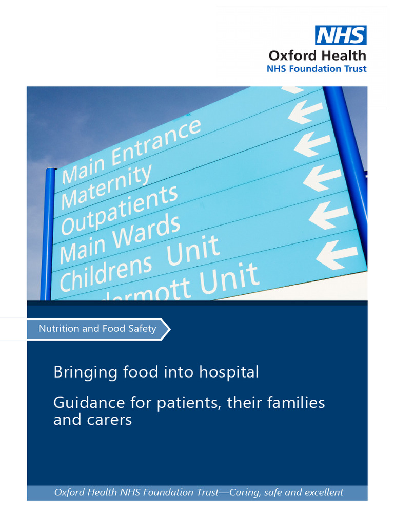 OH-200.20-Food-into-hospital | PDF | Dietitian | Healthy Diet