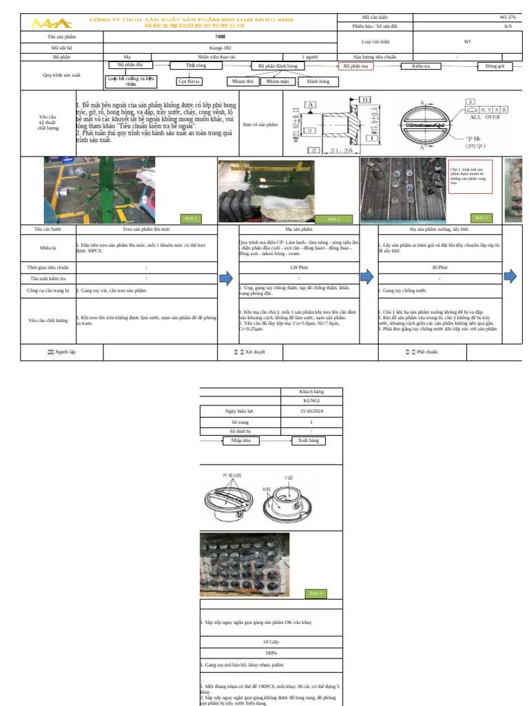 7408- 电镀SOP | PDF