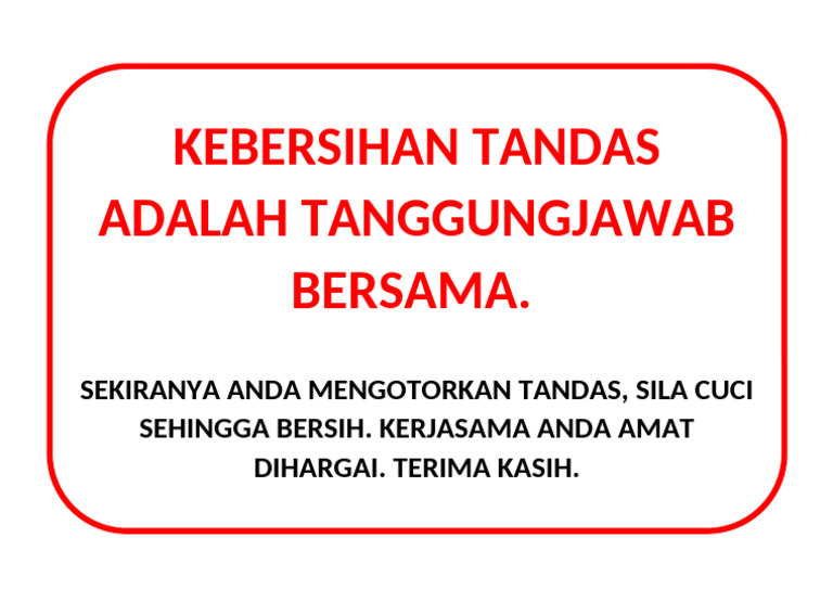 Tandas Sign | PDF