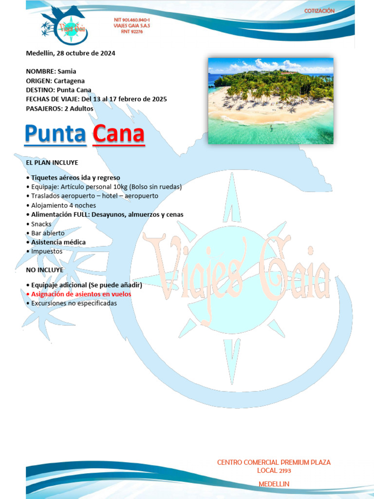 Samia - Punta Cana | PDF | Transporte