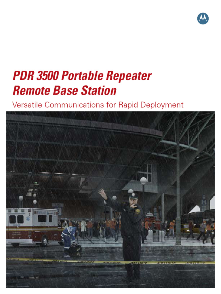 PDR 3500 Portable Repeater 03161337 | PDF | Information And ...