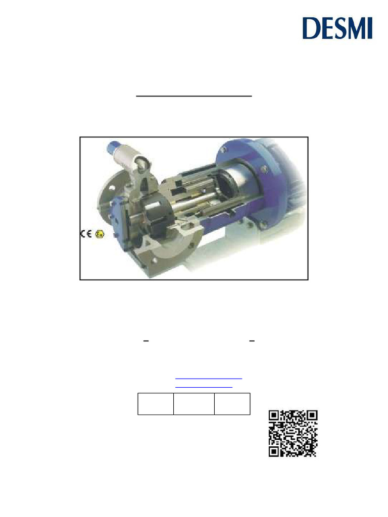 ROTAN ED Pump Operation Manual | PDF | Pump | Bearing (Mechanical)