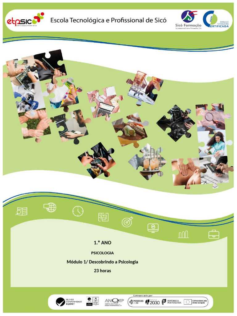 Manual Modulo 1 Psicologia 2024 2025 | PDF | Psicologia | Science