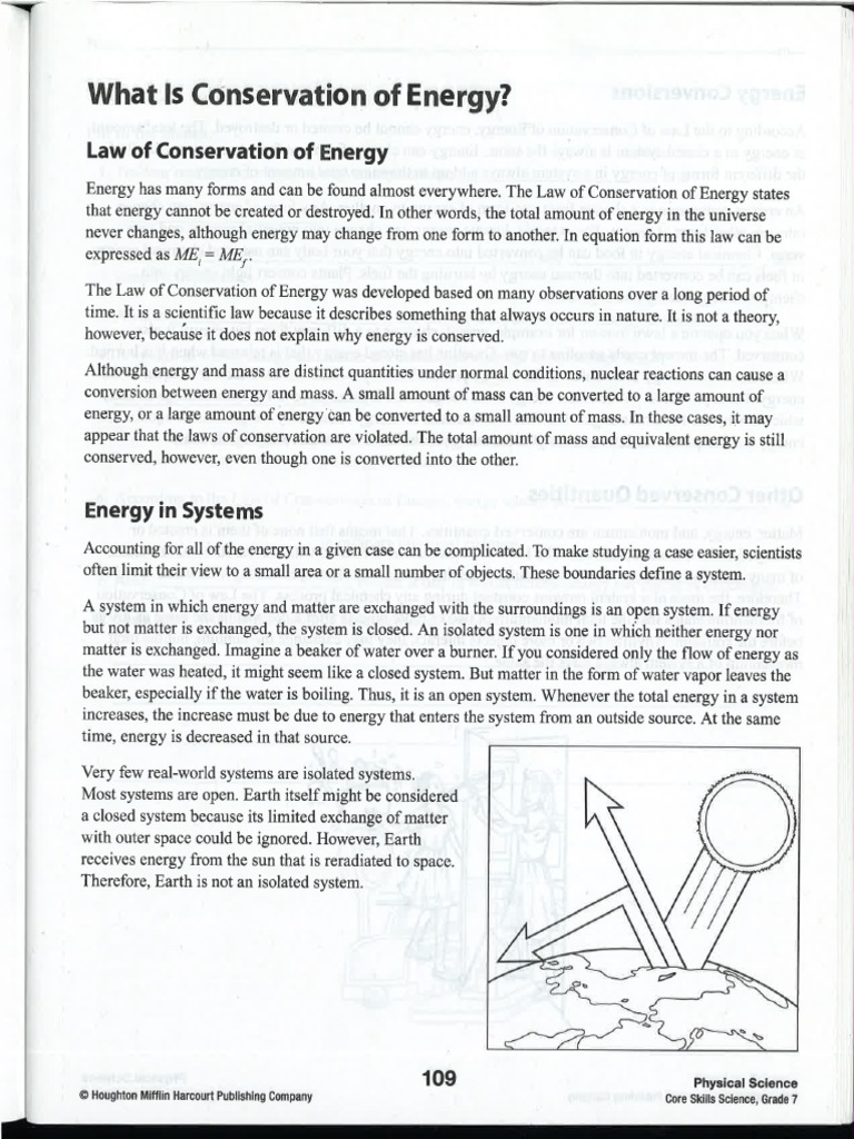 What Is Conservation of Energy | PDF