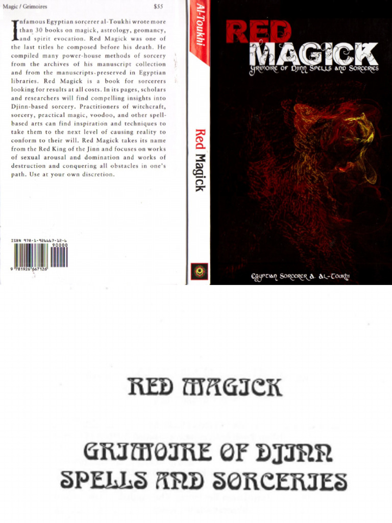 Red Magick - Grimoire of Djinn Spells and Sorceries (PDFDrive) | PDF