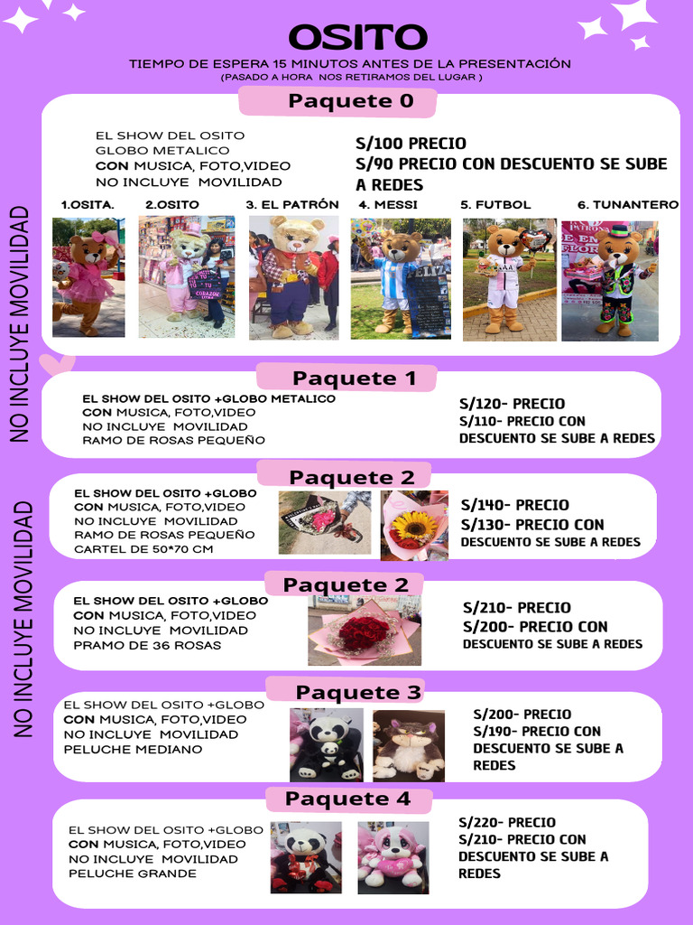 Osito Tunatada Patron | PDF