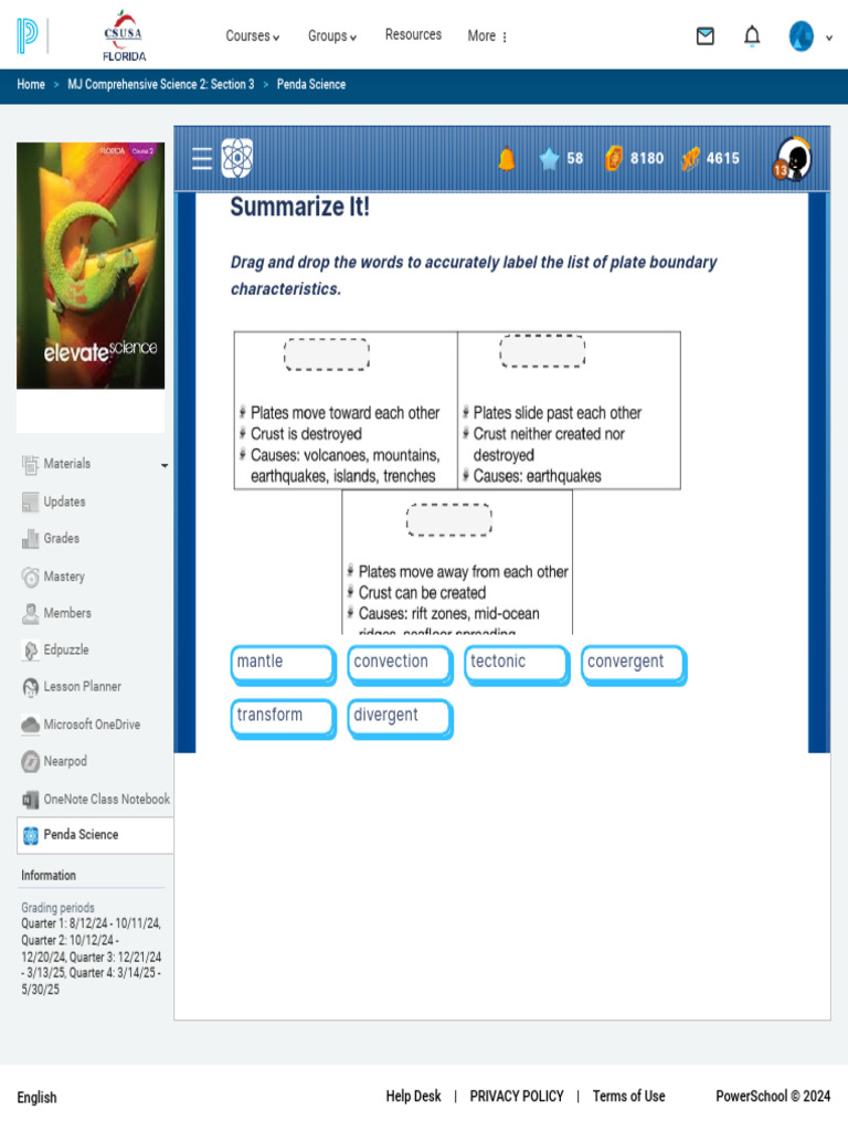 MJ Comprehensive Science 2 Section 3 Schoology 2 | PDF