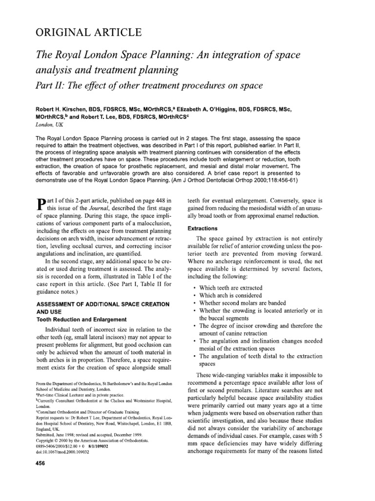 The Royal London Space Planning Part 2 | PDF