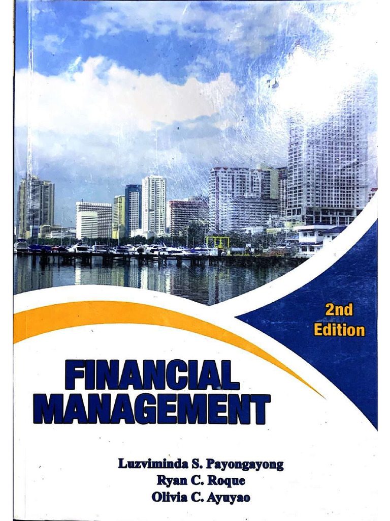 FINMAN Financial Management 2nd Edition by Payongayong Roque Ayuyao ...