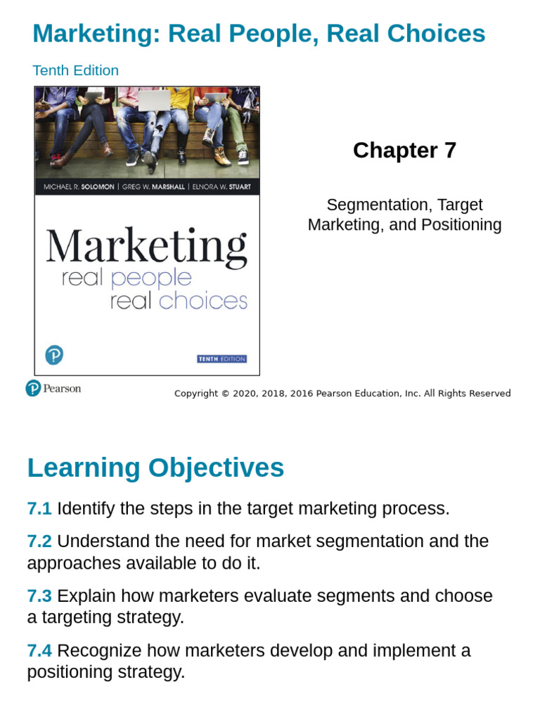 7 Segmentation Target MKTG Positioning Student Slides | PDF