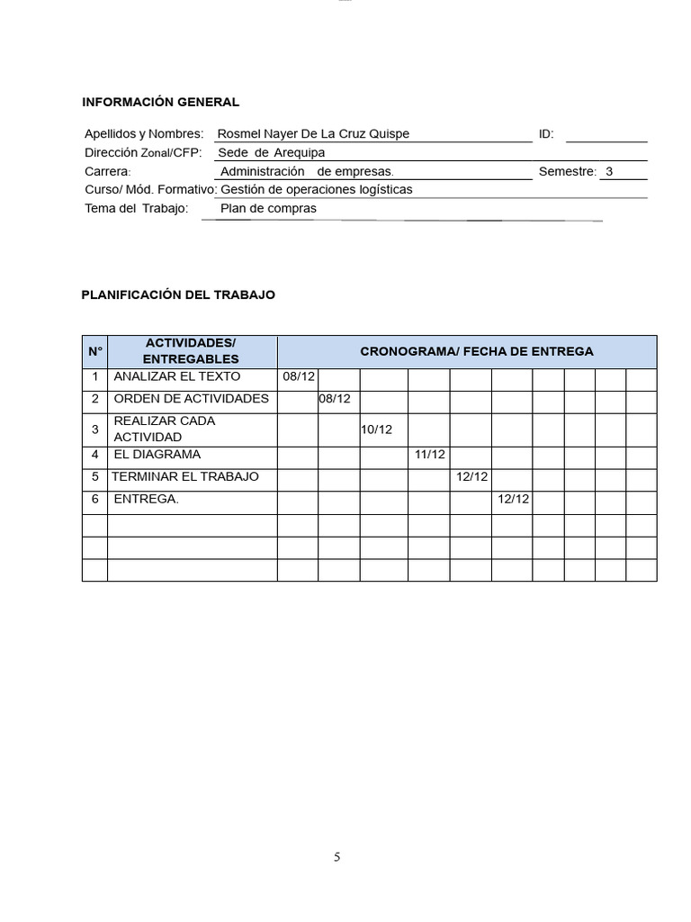 Gestión de Operaciones Logísticas Entregable - E01 Y E02 | PDF | Mineral | Perforar