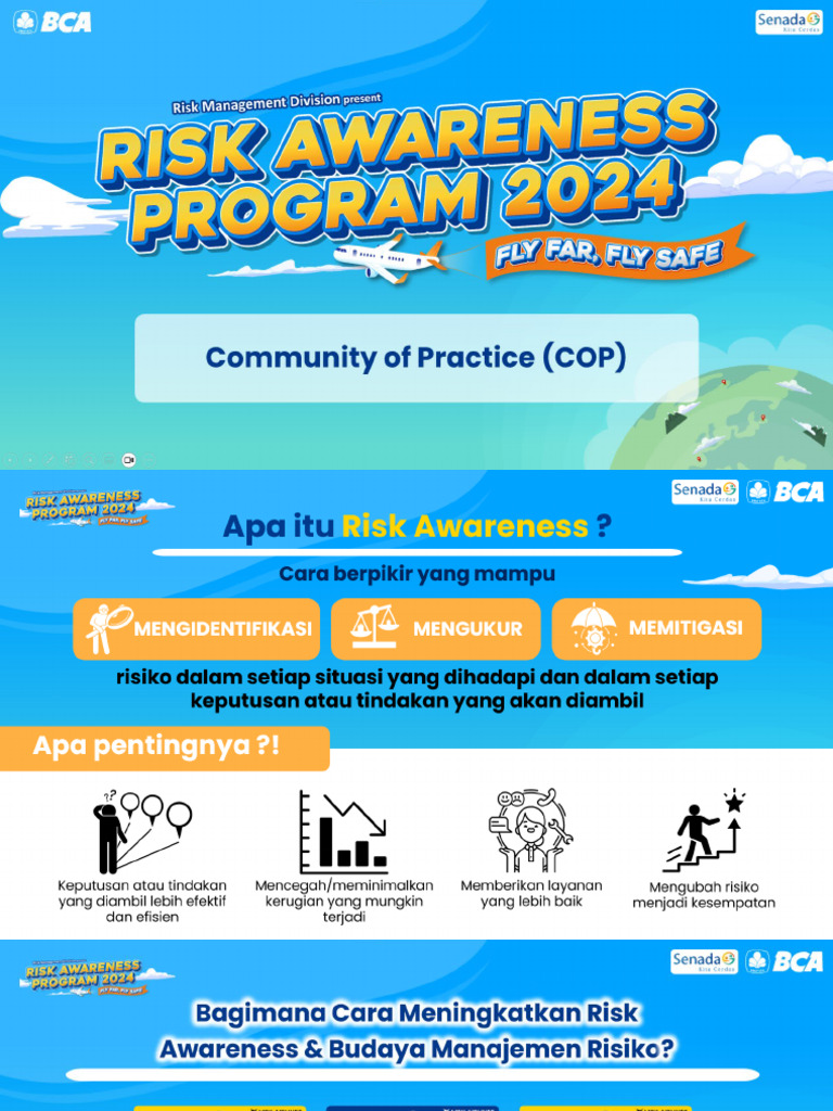 Materi CoP Risk Awareness Program | PDF