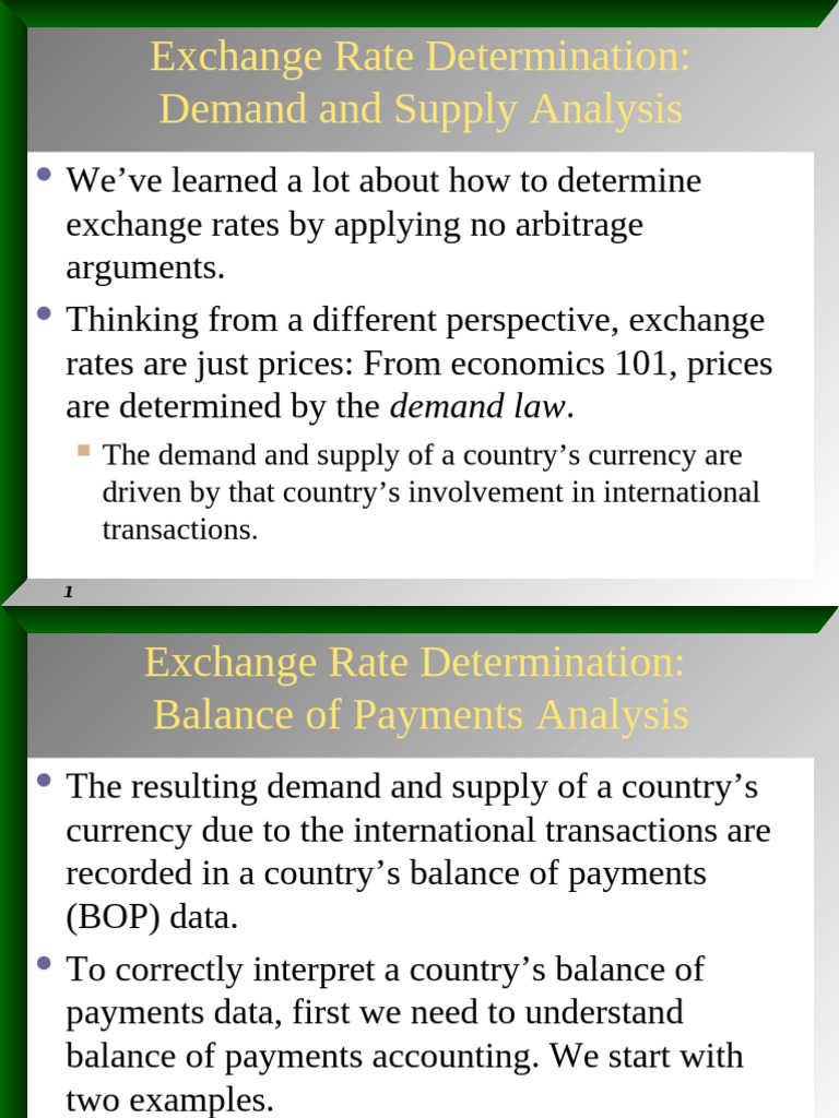Exchange Rate and Balance of Payments Analysis | PDF | Balance Of ...