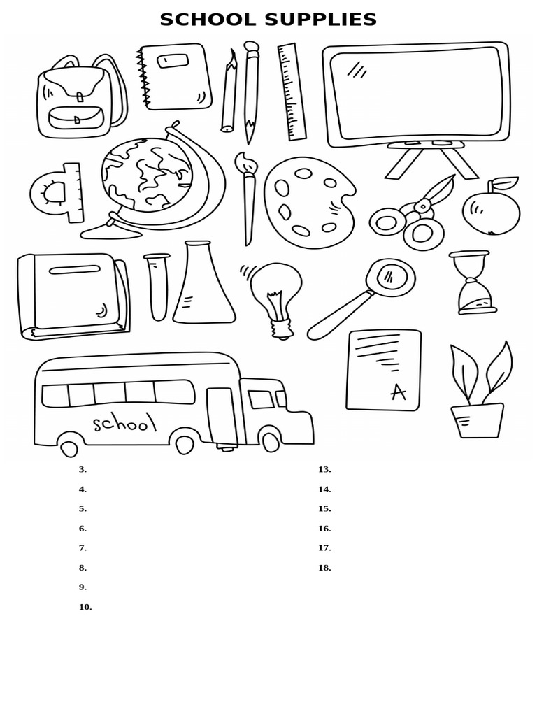 School Supplies | PDF