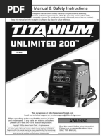 Titanium Easy Flux 125 Welder Manual | PDF | Welding | Construction