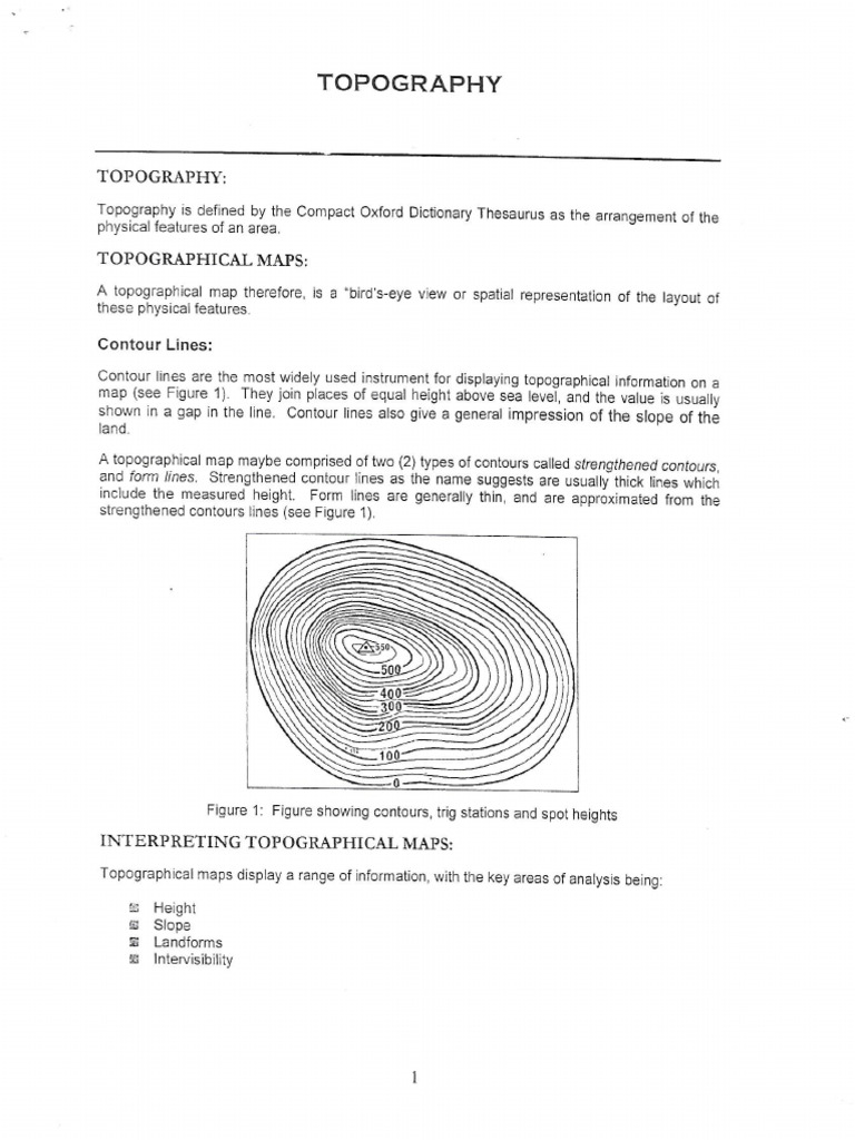 Topography | PDF