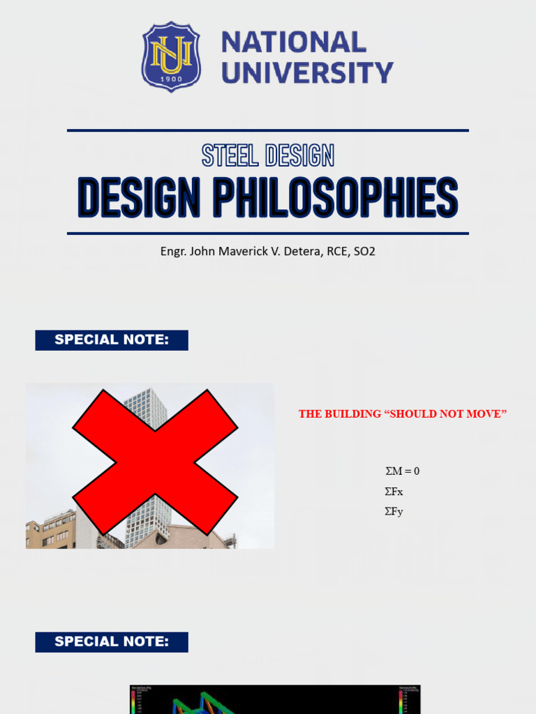 Lesson 2 - Design Philosophies | PDF | Structural Load | Stress (Mechanics)