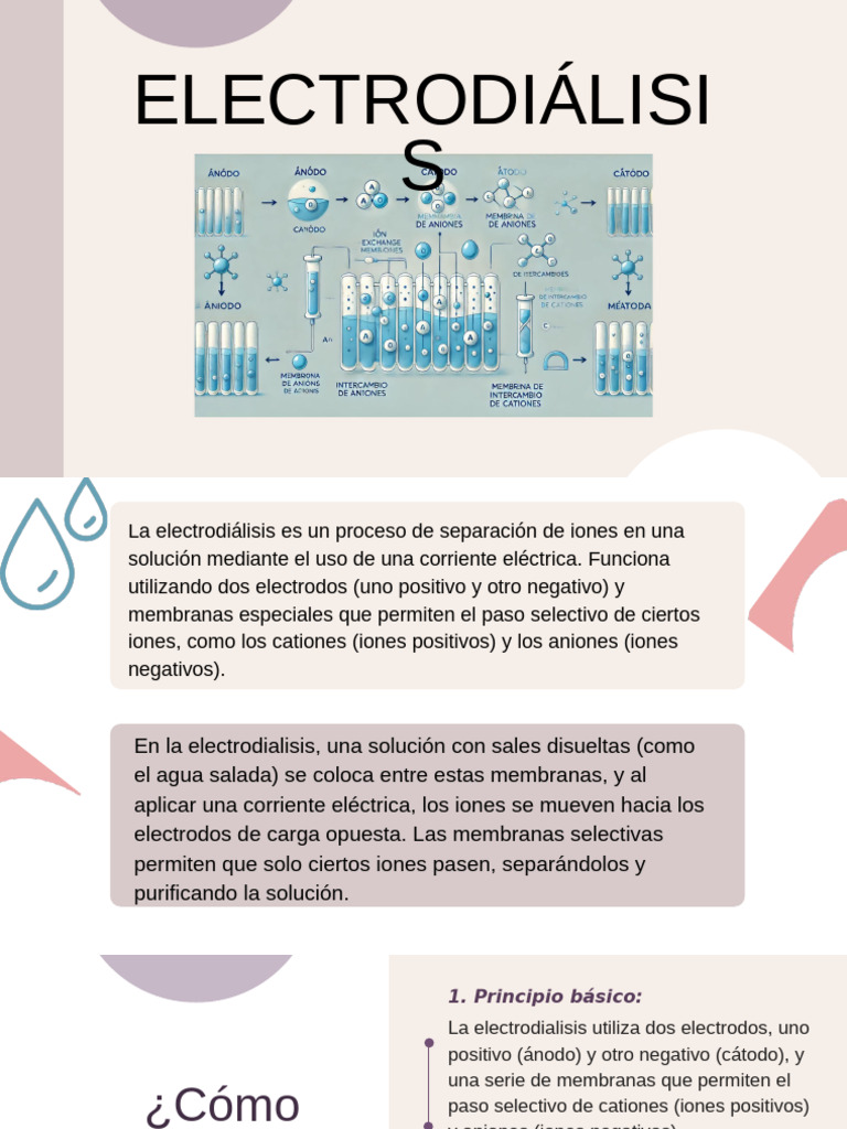Electrodiálisis | PDF
