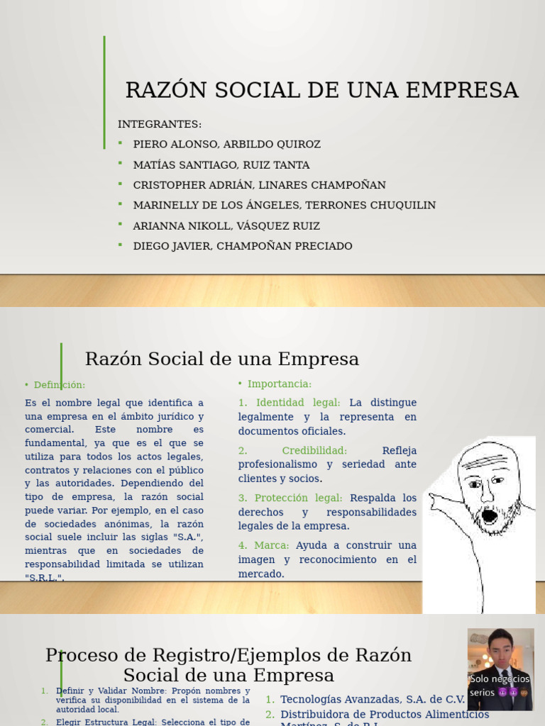Razón Social de Una Empresa | PDF | Marketing | Business