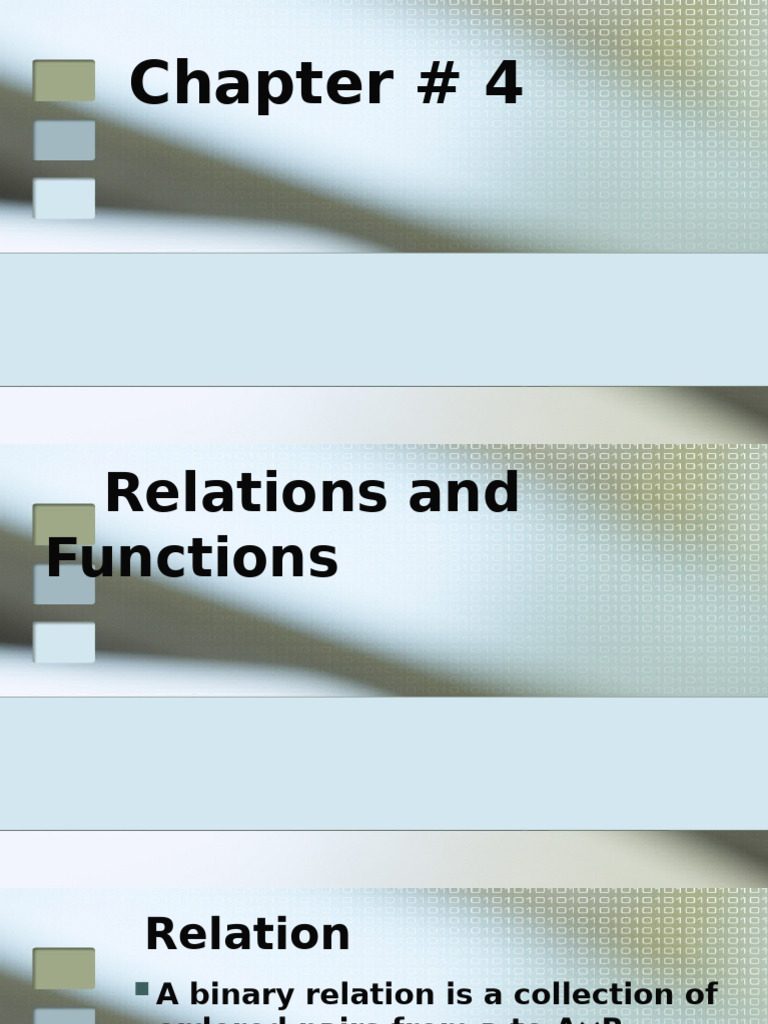 Chap02 Rel& Func | PDF | Mathematical Concepts | Theoretical Computer Science