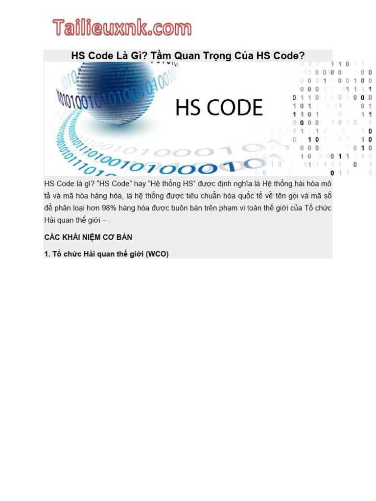 HS Cod La Gi | PDF