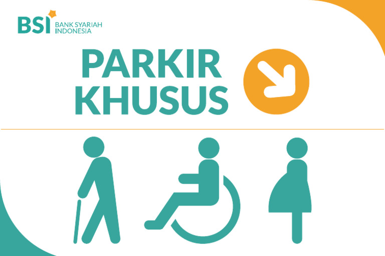 Signage Parkir Khusus 60x40cm BANK BSI | PDF