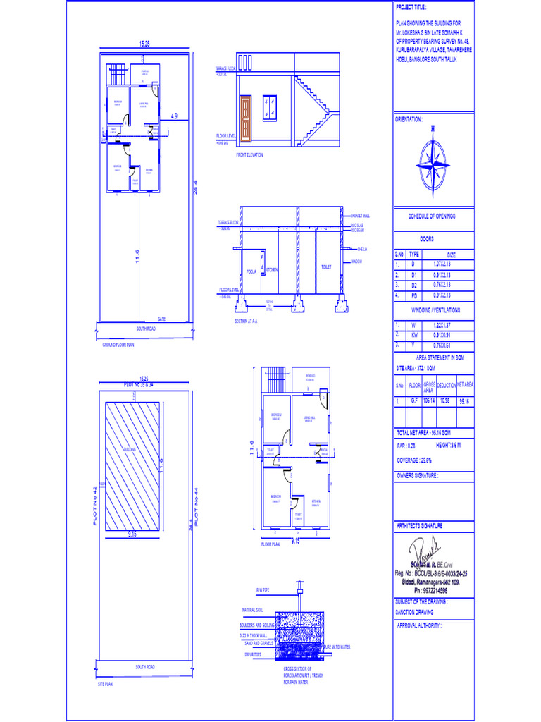 Sanction drawingDrawing1-Model | PDF | Buildings And Structures