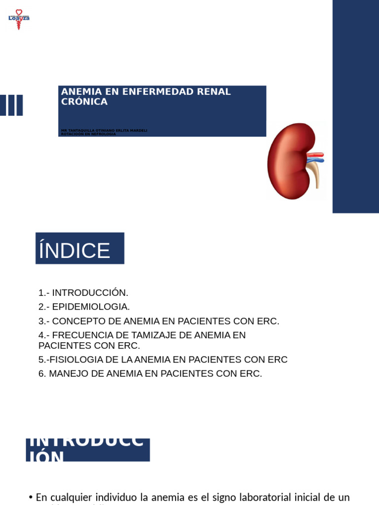 Erlita Anemia en Erc 2024 | PDF | Anemia | Enfermedad renal crónica