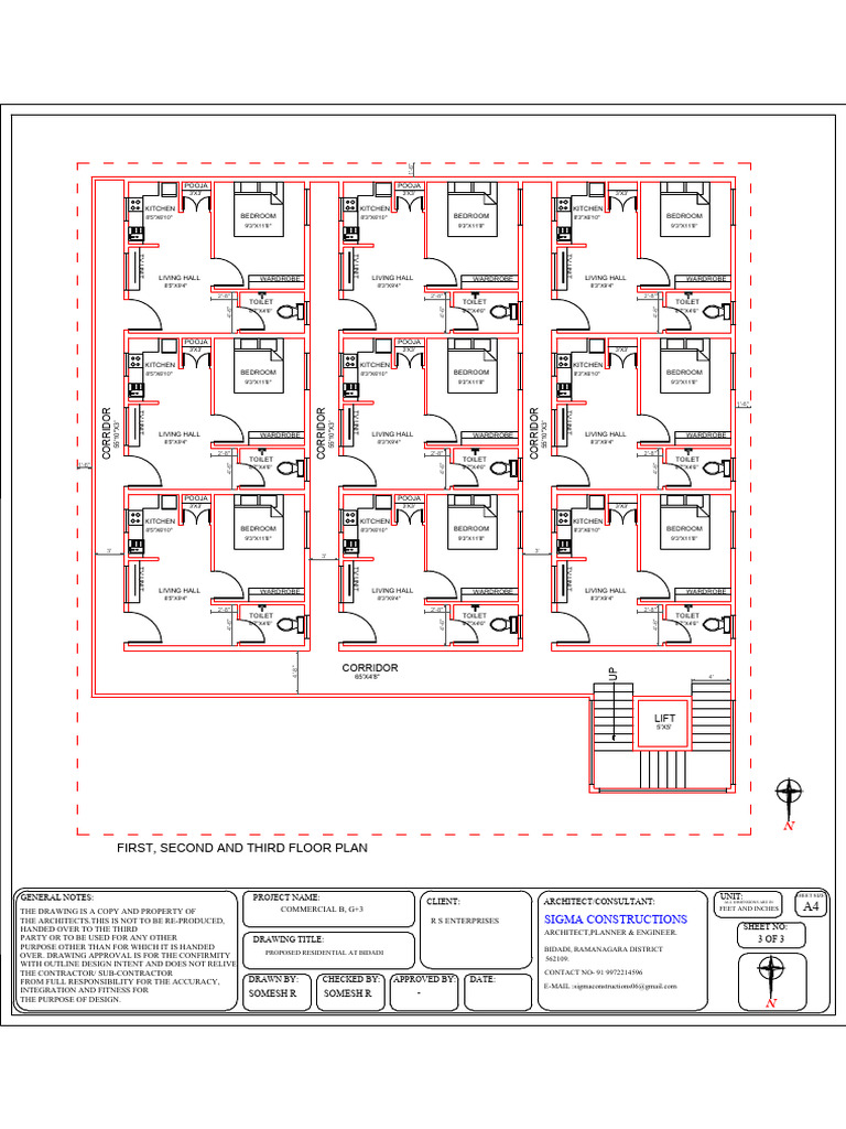 FIRST, SECOND & THIRD FLOOR PLAN | PDF